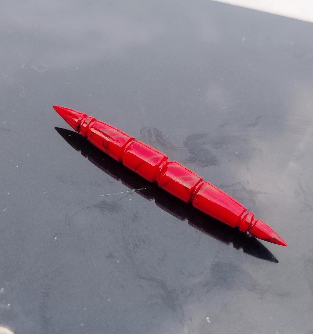 Red Turquoise Quartz Nose Pincher Septum Tusk, Tribal Spike Pincer Tusk ...