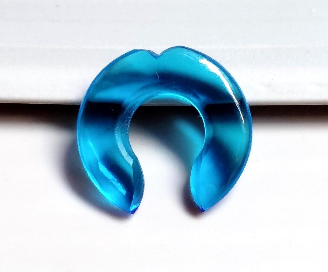Swiss Blue Quartz Nose Pincher Septum Tusk Tribal, Spike Horn Spike ...