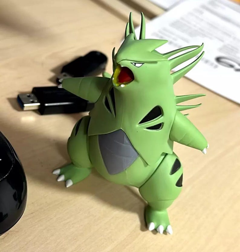 Vintage 2003 11CM Pokemon Tyranitar Action Figure Toy Kids Gift ...