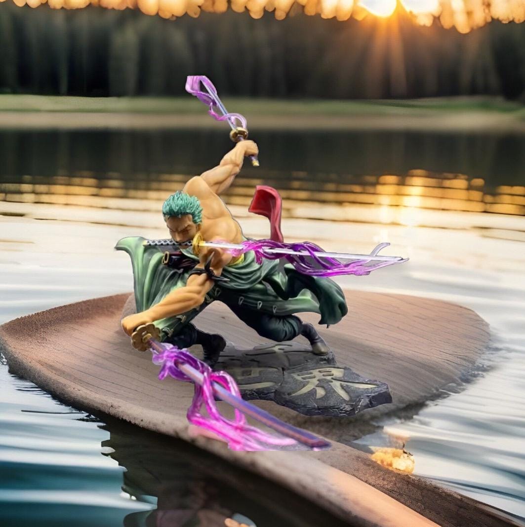 One Piece Roronoa Zoro Anime Figure Heads and 10cm Tall Gift Idea - Etsy
