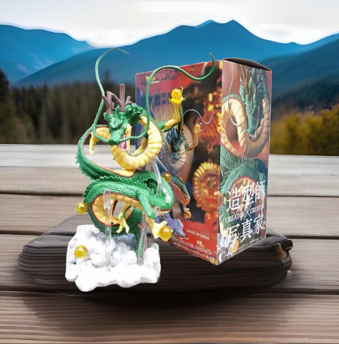 Vintage 1998 Dragon Ball Z Shenron and 15cm Anime Figure Dbz Figurine ...
