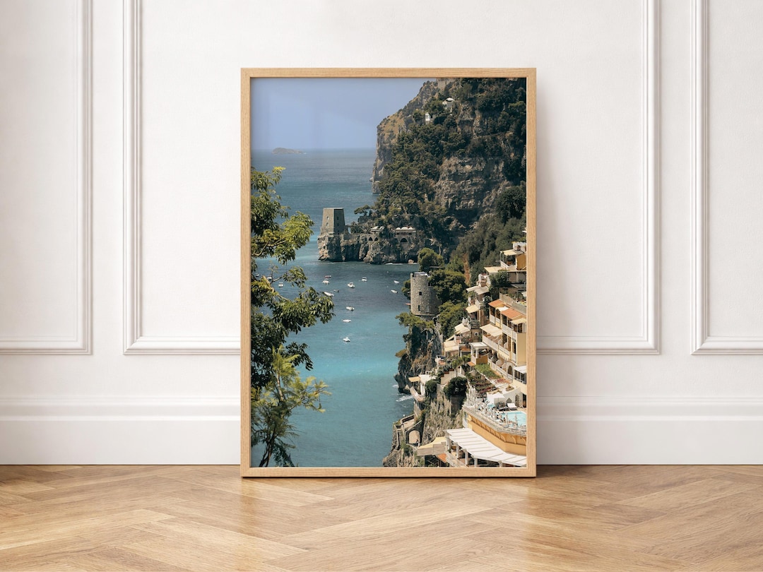 Italian Summer Retro Style Poster Beachy Wall Art Mediterranean Decor ...