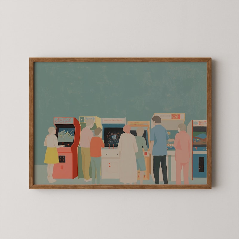 Arcade Painting - Etsy
