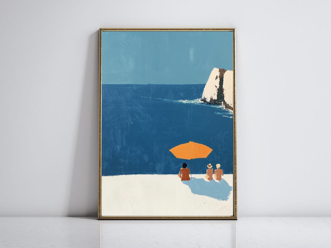 Preppy Mediterranean Travel Printable Wall Art, Greece Santorini ...