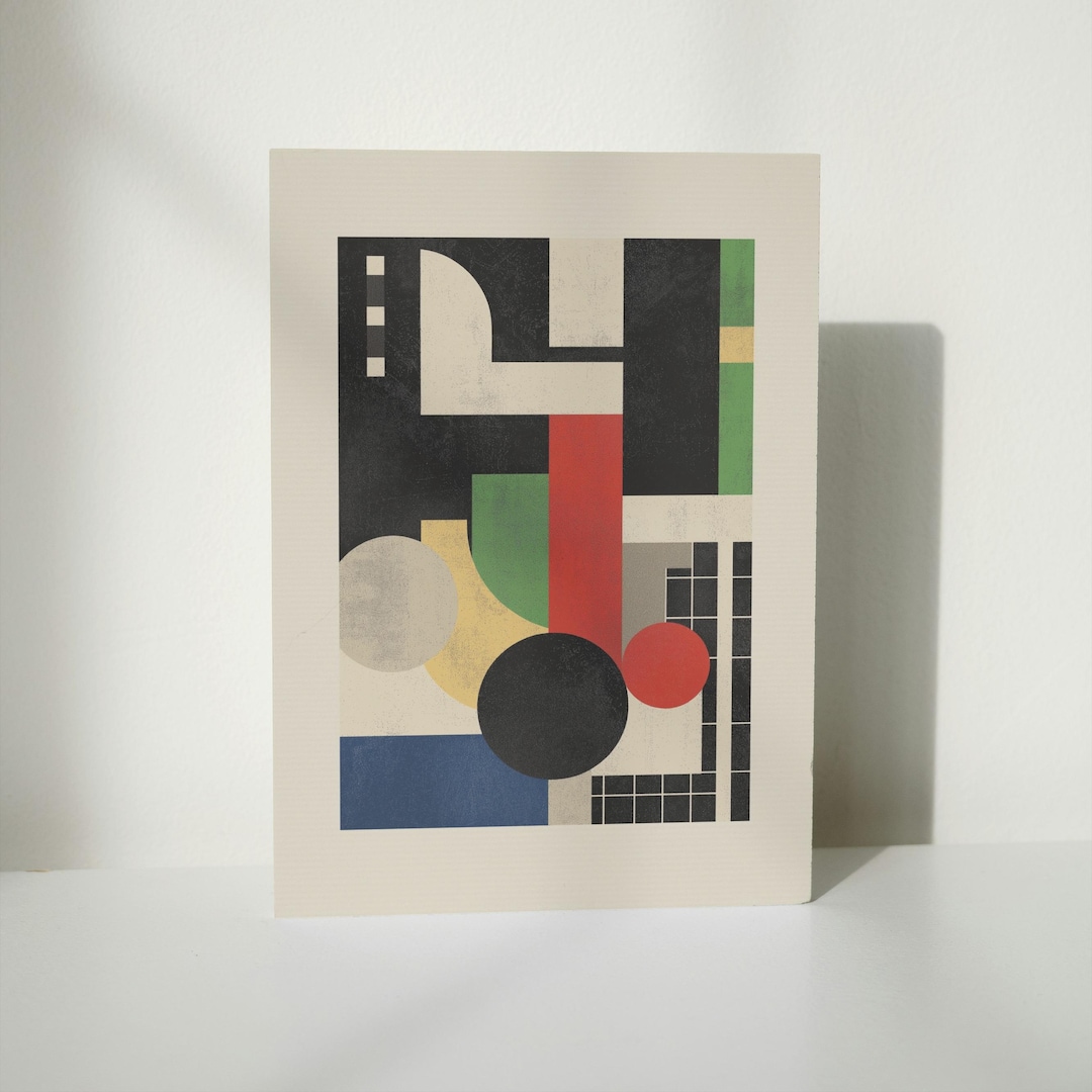 Piet Mondrian Wall Art Large Abstract Painting Mondrian Dutch Painting ...
