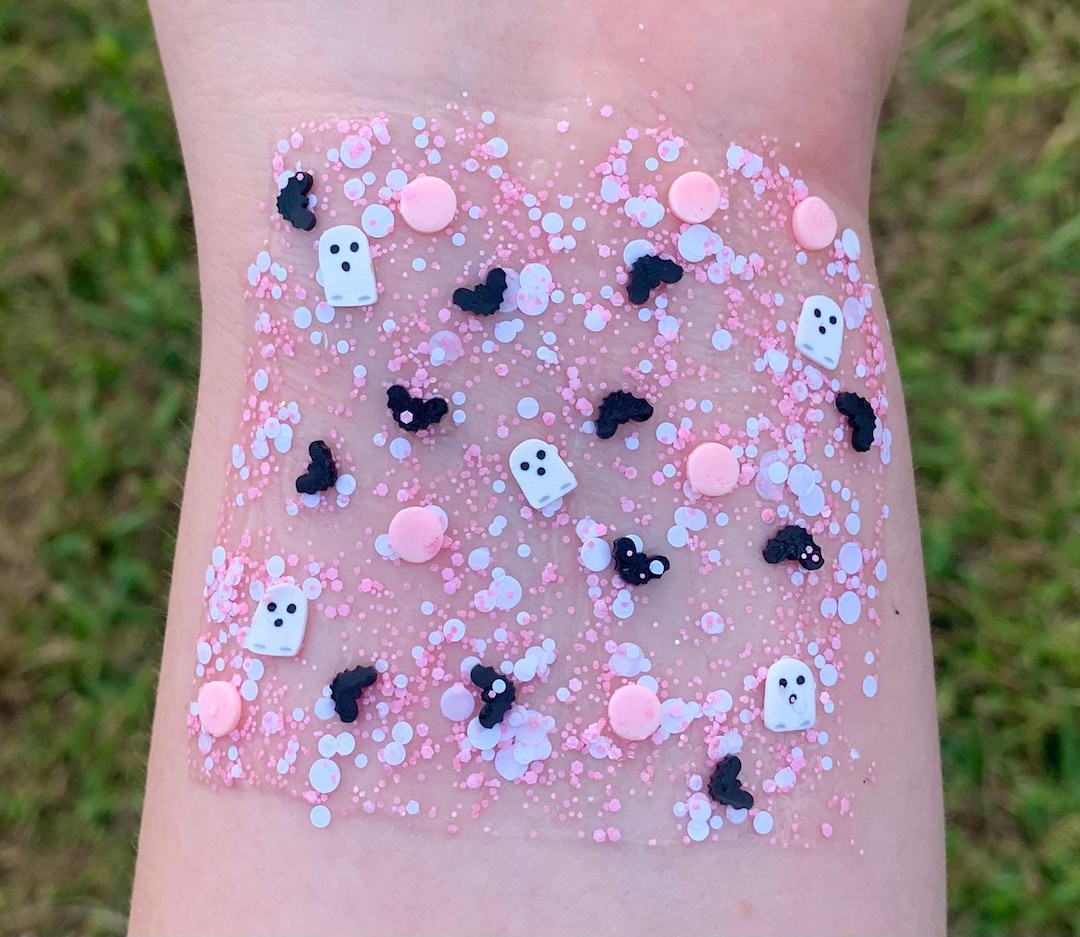 Halloween Pink Ghost Organic Hair/body/face Glitter | Halloween Glitter ...