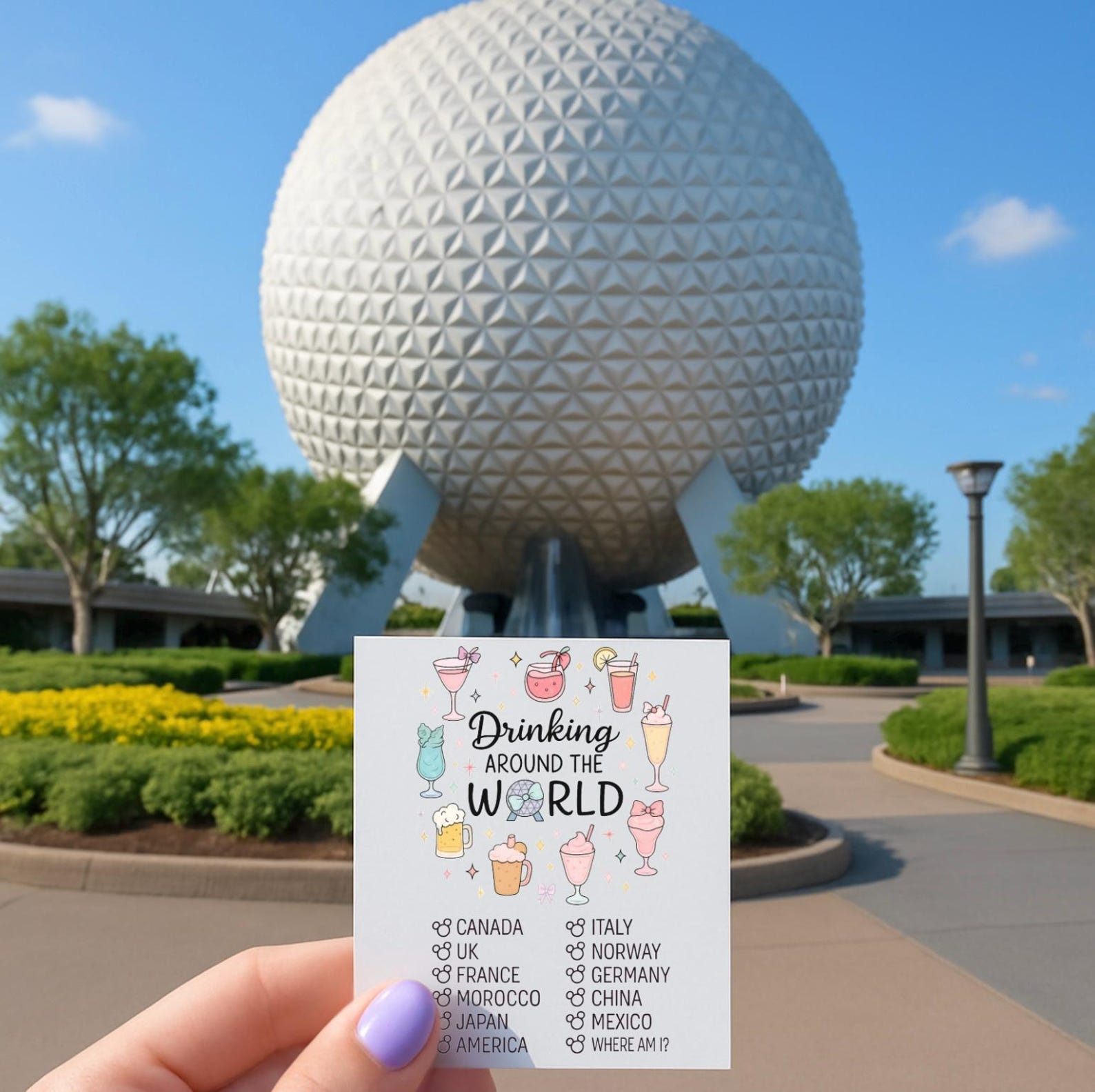 Drinking Around the World Tattoo |epcot World Showcase |drinking Around ...
