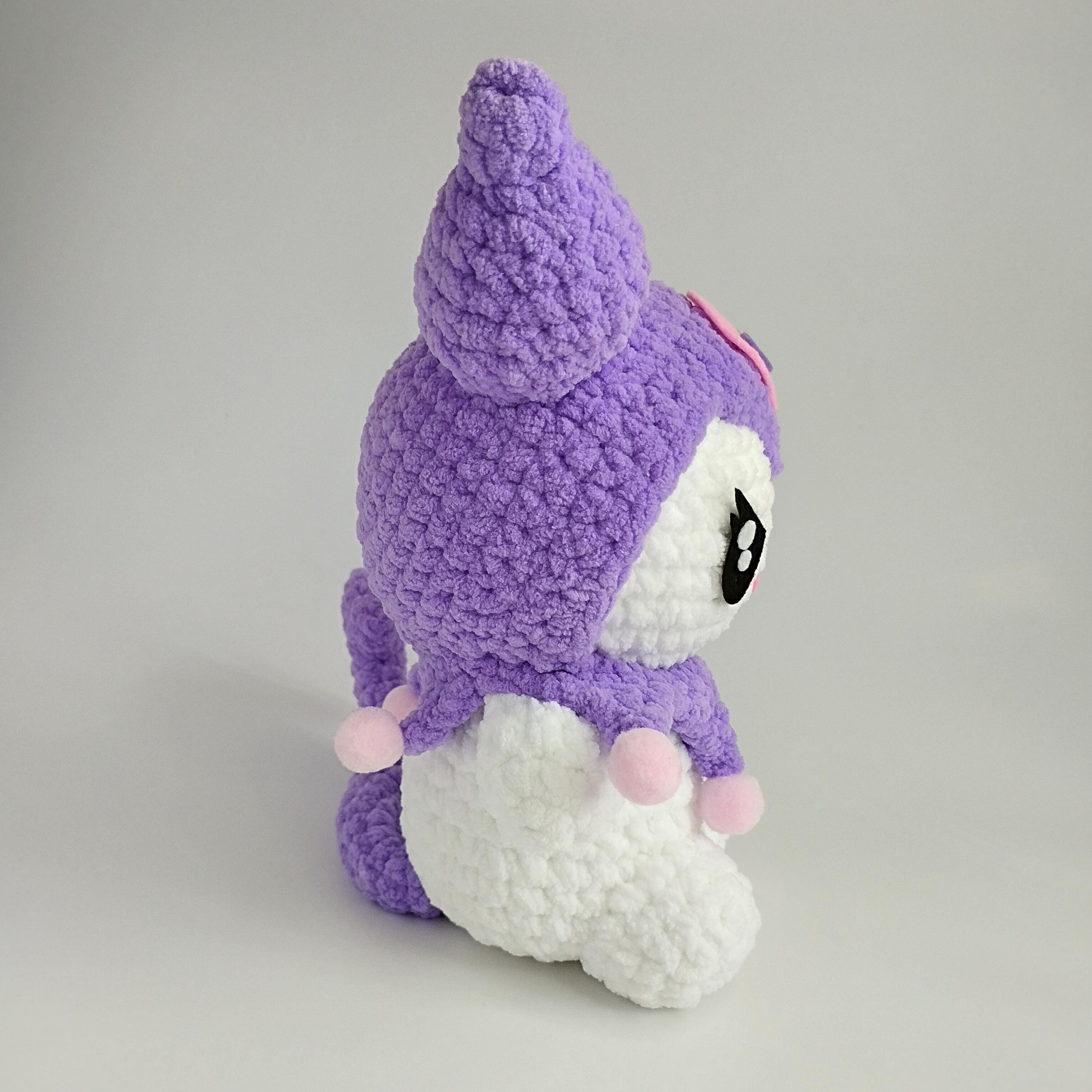 Crochet Kuromi and My Melody Pattern, Amigurumi Toy (PDF) - Etsy