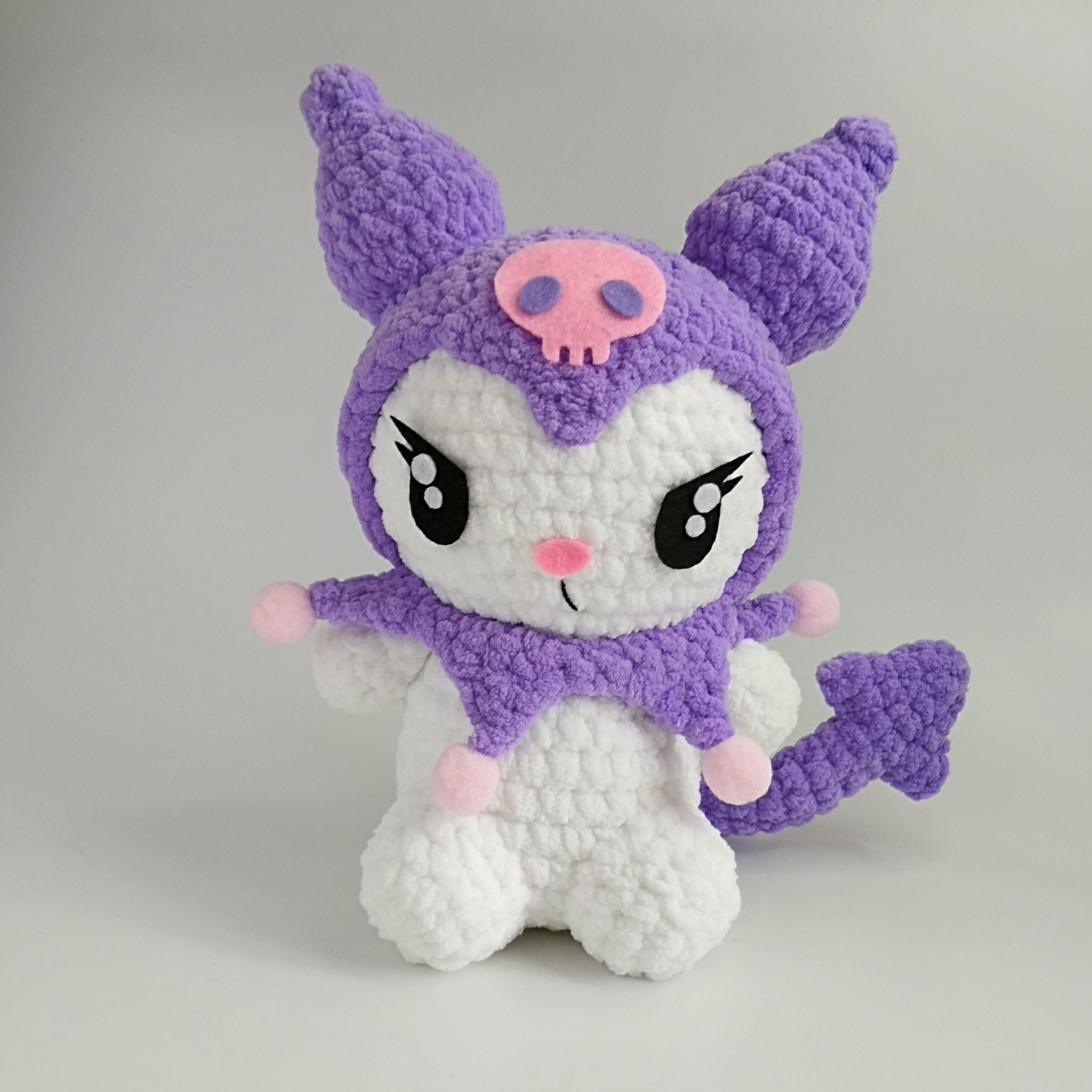 Crochet Kuromi and My Melody Pattern, Amigurumi Toy (PDF) - Etsy