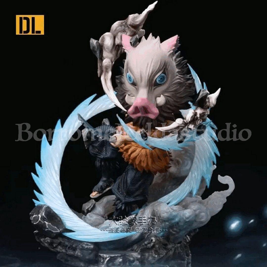 Demon Slayer Hashibira Inosuke Collectible Action Figure Robot Style - Etsy