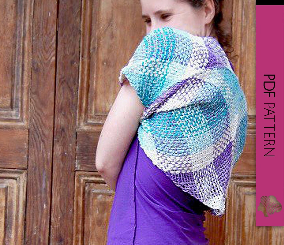 Dalia Wrap Sweater Pin Loom Pattern | Bias Weaving Pattern | Weaving ...