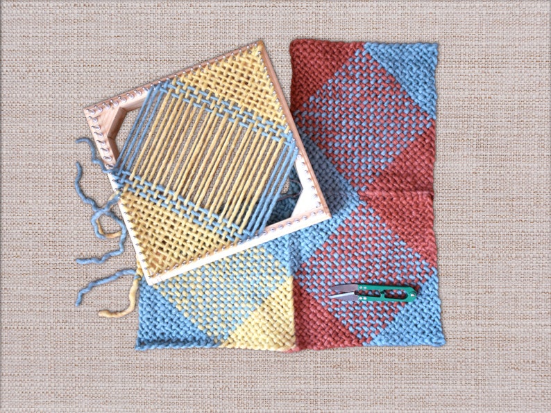 Tremenx2 Pin Loom Set Beginner Loom Pin Loom Weaving - Etsy