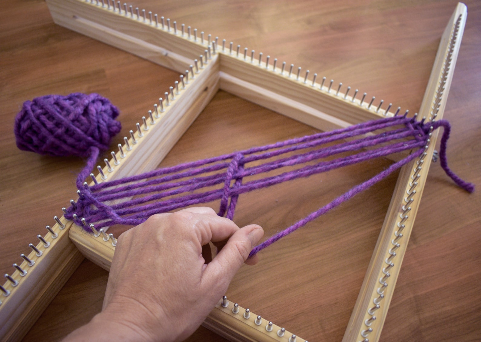 Adjust Pin Loom Weaving Loom Pin Loom Weaving Peg Loom | Etsy