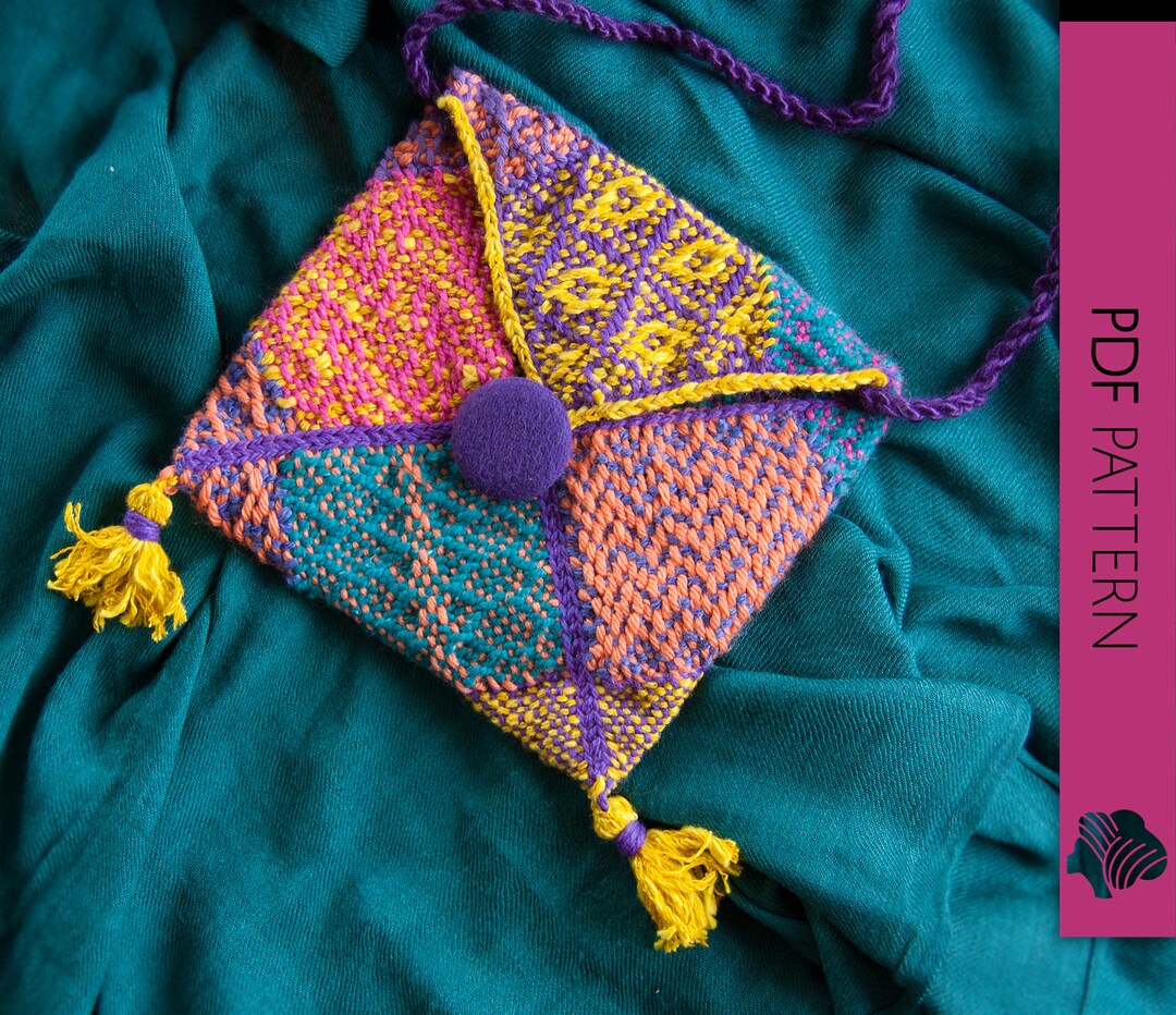 Boho Bag Pattern Zoom Loom Pattern Bag Pattern Weaving Loom Pattern Peg ...