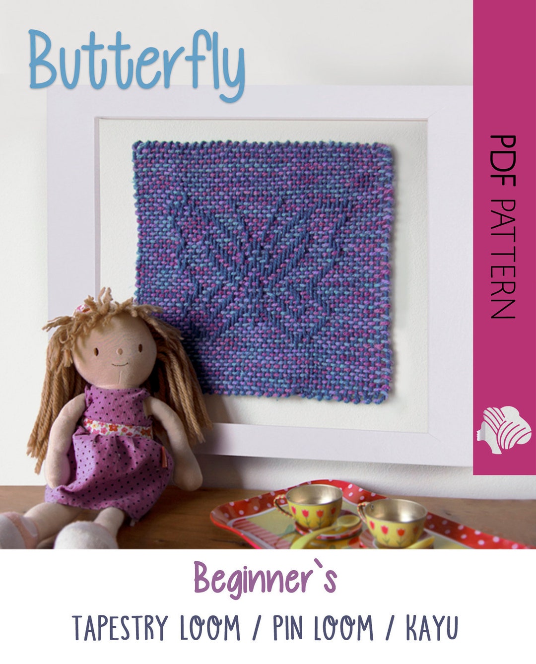 Pin Loom Pattern Pin Loom Pin Loom Weaving Pattern Weaving Tapestry ...