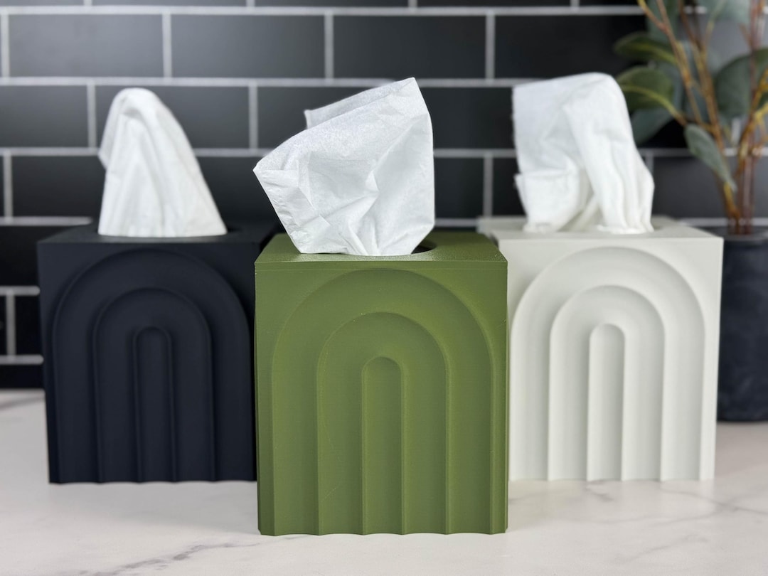 Cute Tissue Box Cover - Kleenex Box Cover - Tissue Holder - Modern Home ...