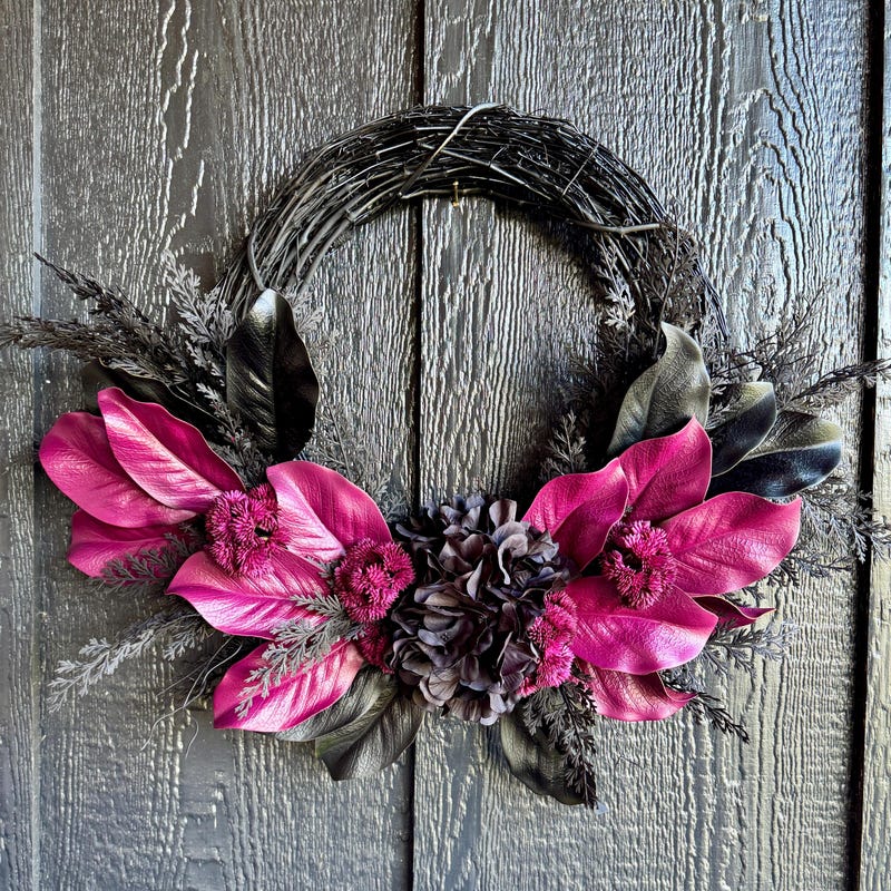 Black Crescent Wreaths - Etsy