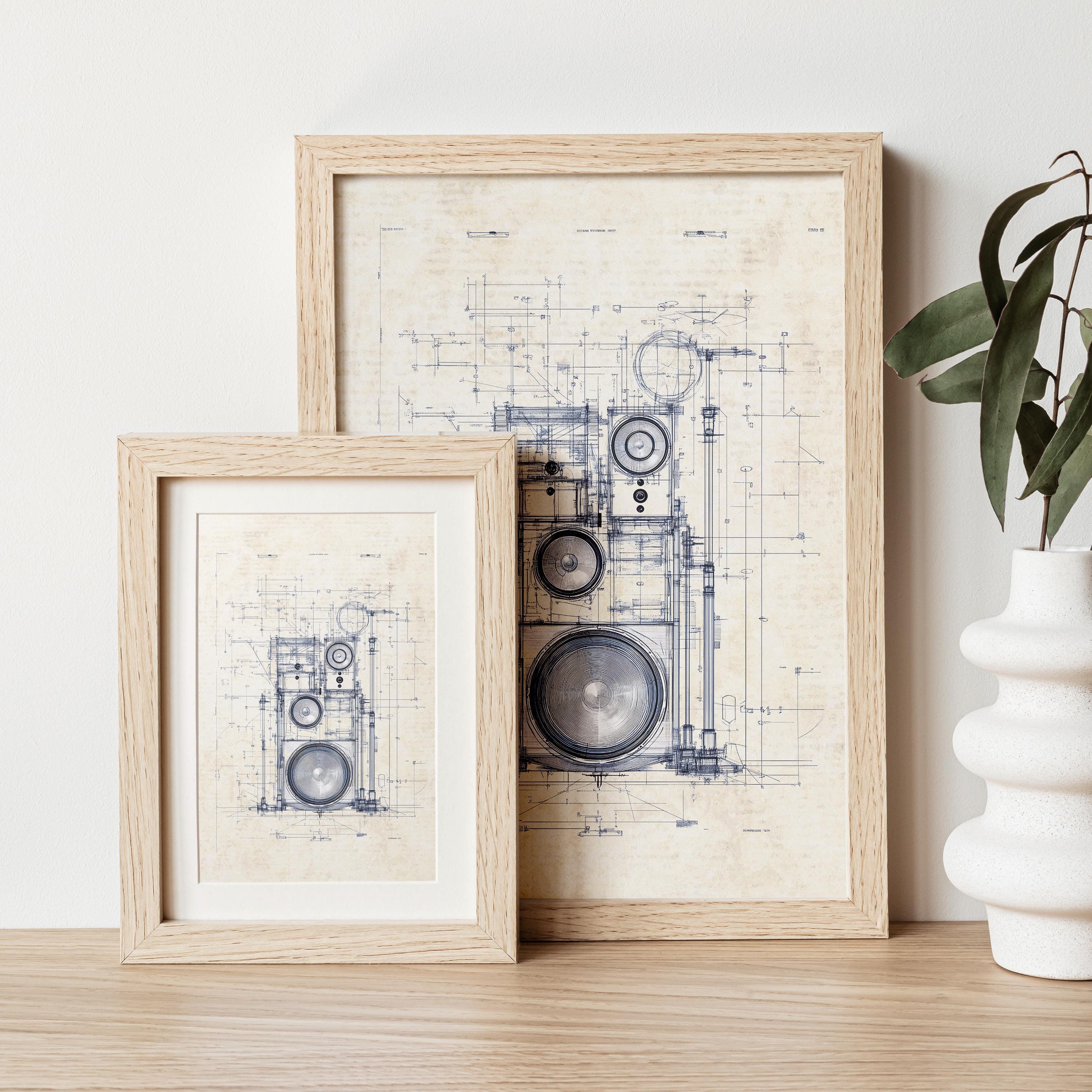 Speaker Blueprint: the Science of Sound| Printed or Digital | - Etsy