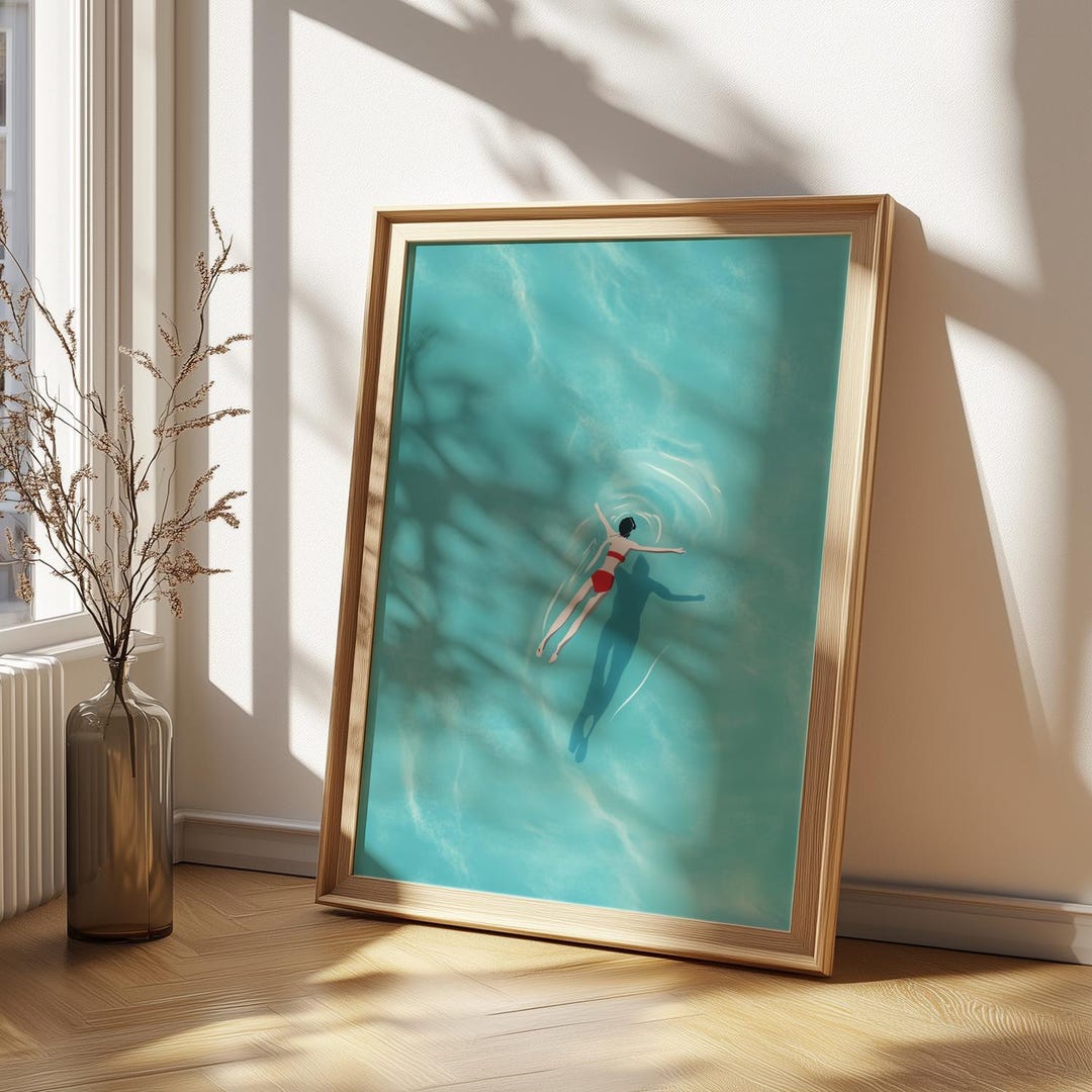 The Art of Letting Go | Floating Free | Digital or Printed Wall Art - Etsy
