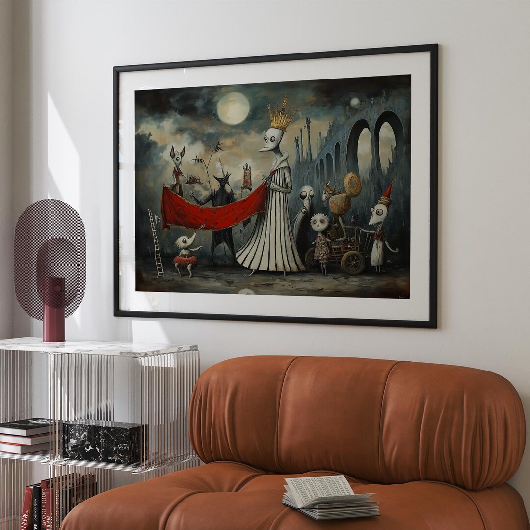 Dark Fantasy Parade - Gothic Surreal Art Print - Etsy