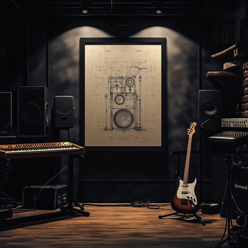 Speaker Blueprint: the Science of Sound| Printed or Digital | - Etsy