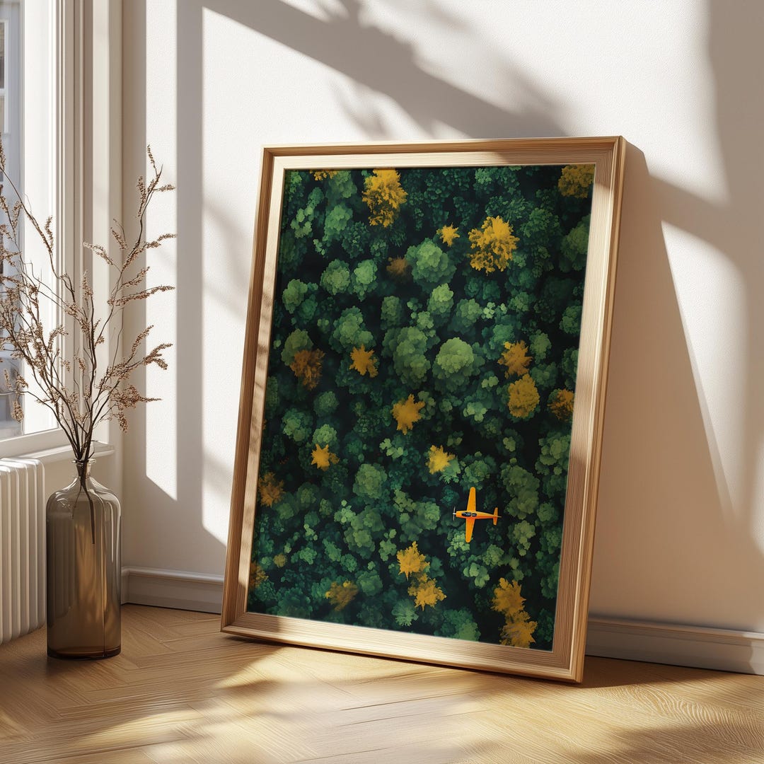 Flight Through the Canopy | Premium Printed or Printable Decor - Etsy