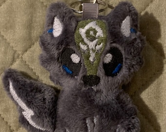 Werewolf Hell Hound Plush Keychain Charm - Etsy