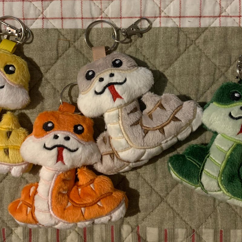 Snake Keychain - Etsy