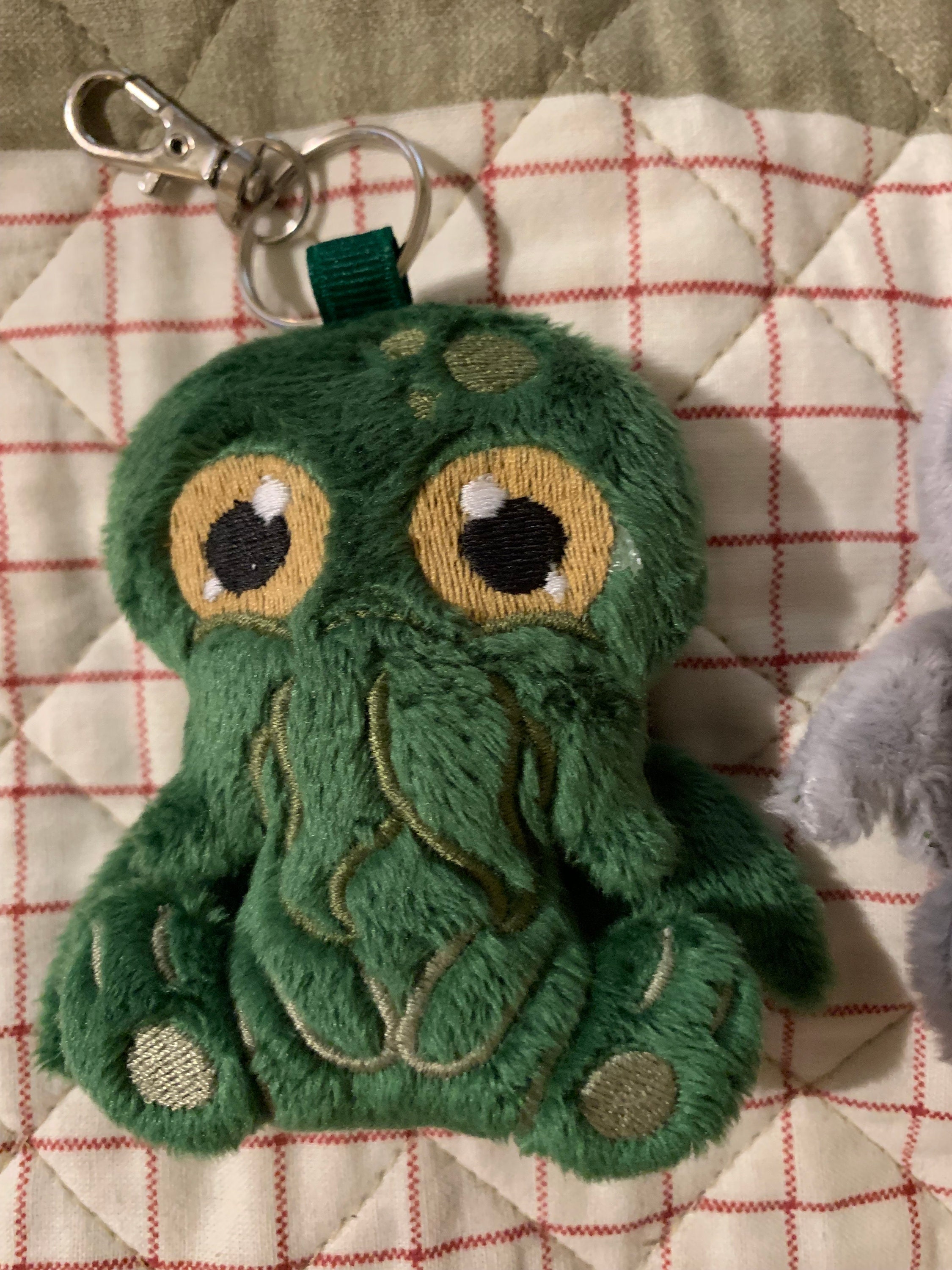 Chibi Cthulhu Plush Keychain Charm - Etsy