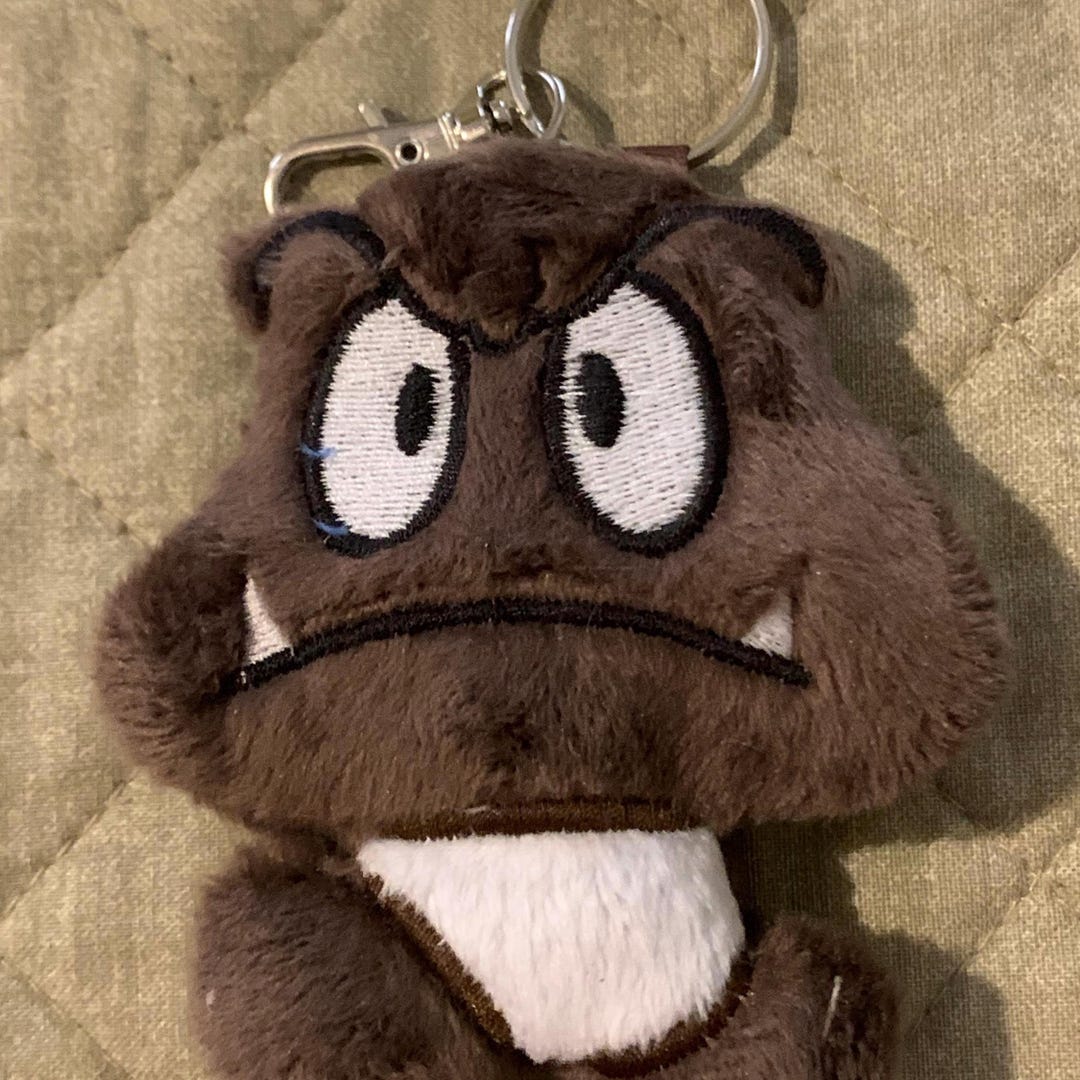 Evil Video Game Mushroom Plush Keychain Charm - Etsy