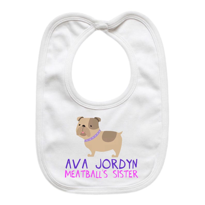 Custom Baby Bib – Personalized Design, 100% Cotton, Velcro Closure - Etsy