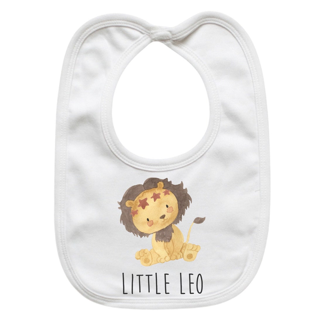 Zodiac Baby Bib - Little Leo - Baby Shower Gift - Etsy