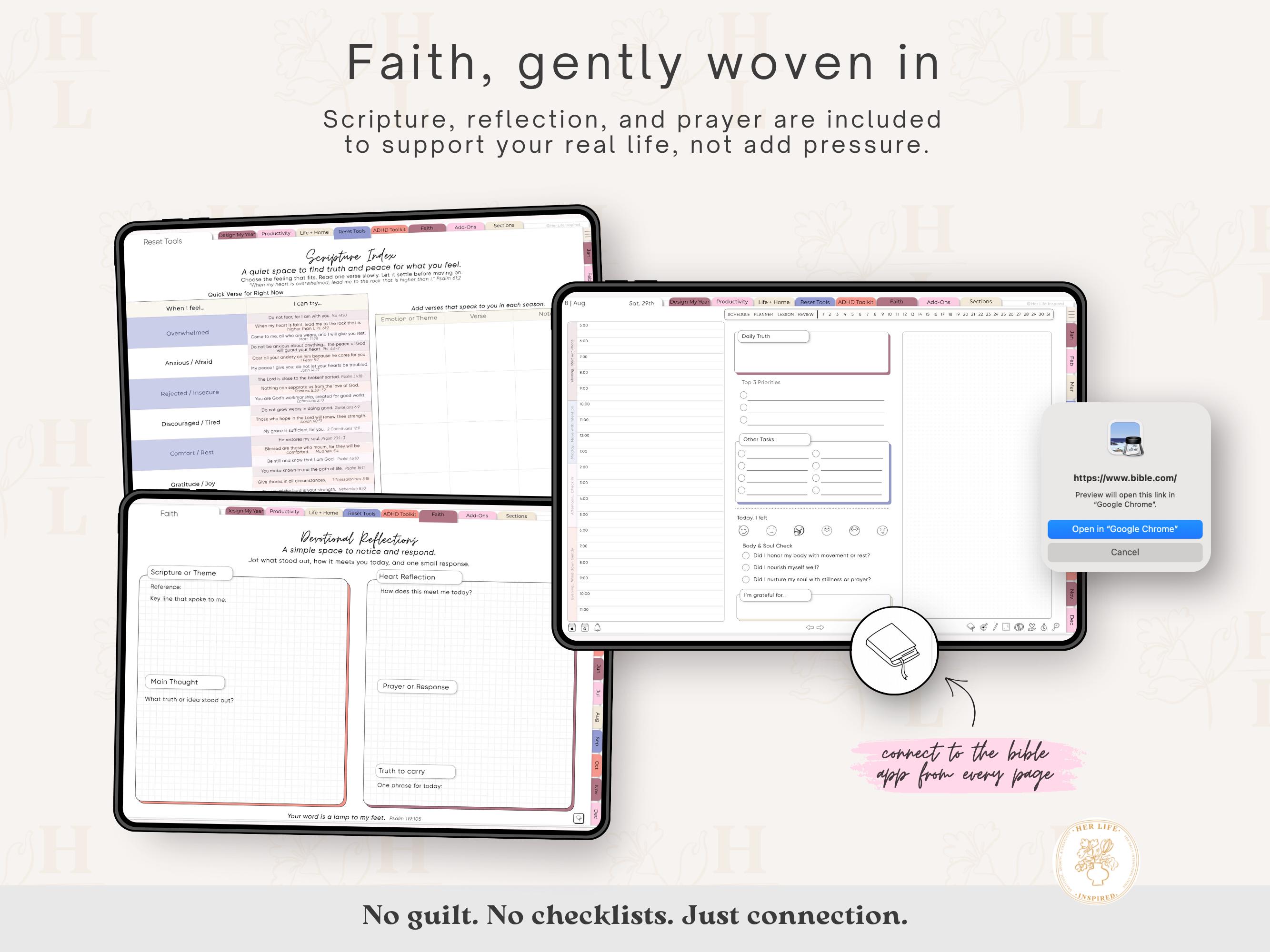 2026 Digital Planner for Ipad, Faith-based Christian Planner for Moms ...