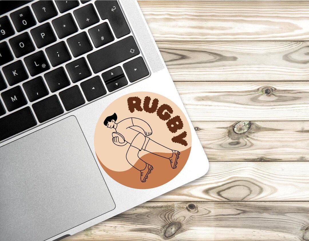 Bold Women's Rugby Vinyl Sticker – Laptop, Water Bottle Decal - Etsy