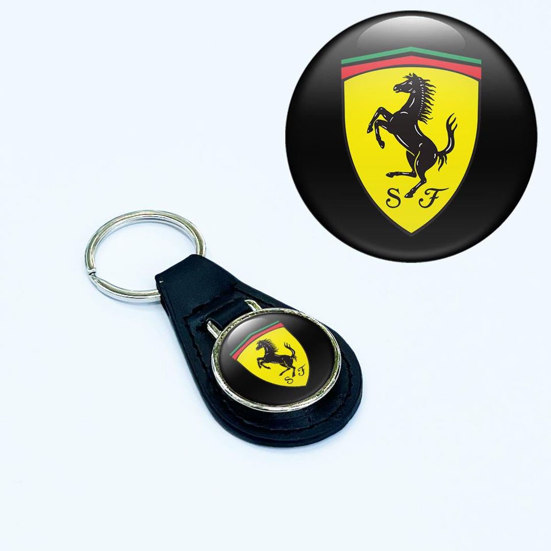 Ferrari Leather Keychain for Cars Keys and Home Keys With High Quality ...