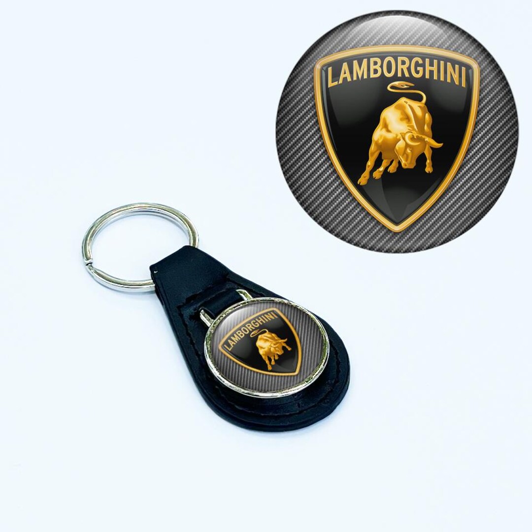 Lamborghini Leather Keychain Lambo/key Fob for Car Key or Home Keys ...