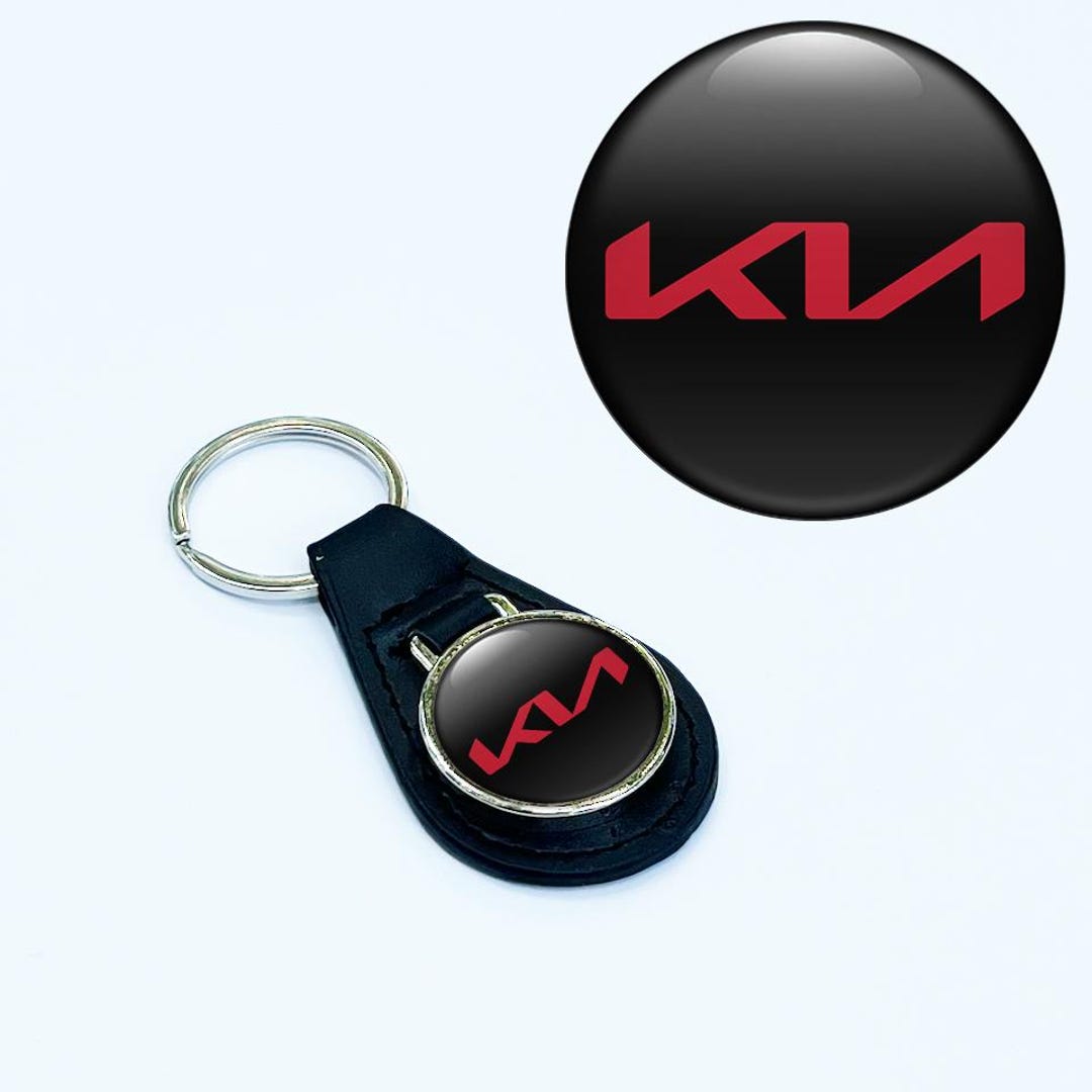 KIA Leather Keychain KIA Design for Car Key and Home Keys With High ...