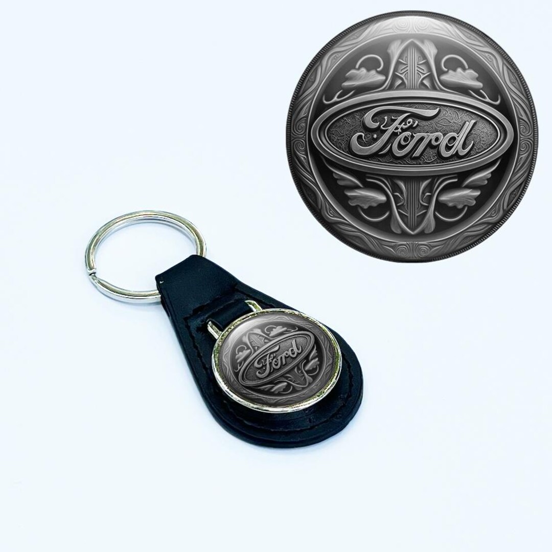Ford Leather Keychain Ford/key Fob for Car Key or Home Keys/high ...