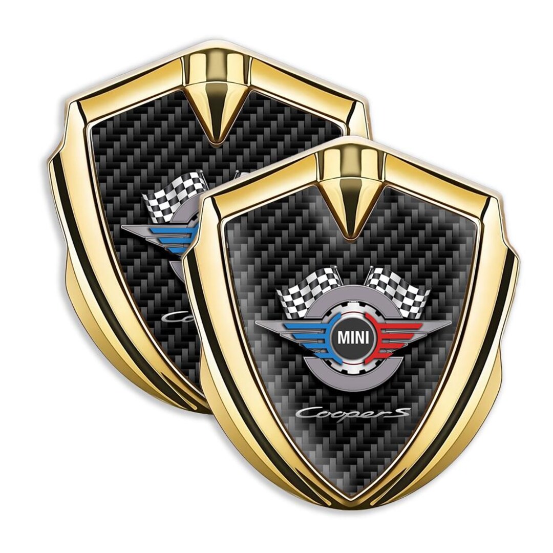 Mini Cooper Metal Shields With Domed Epoxy Resin Logo /high Quality ...