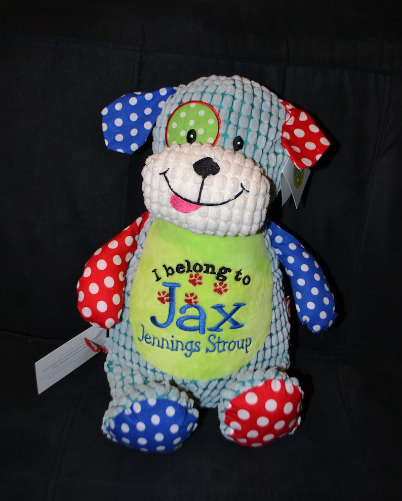 Personalized Keepsake Stuffed animal Birth Square Plush | Etsy