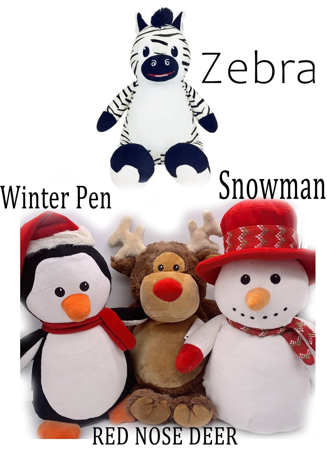 Personalized Stuffed Animal Cubbie. Embroidered Name or Birth Info ...