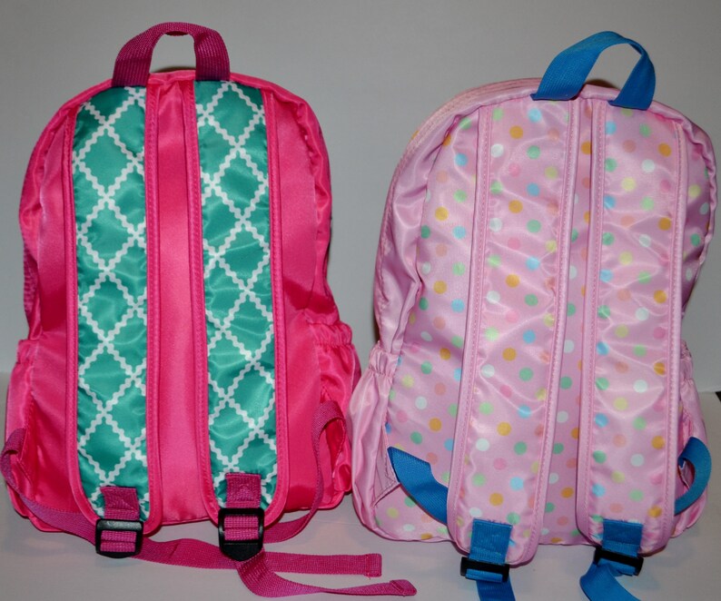 Preschool Backpack Personalized With Childs Name Monogrammed - Etsy