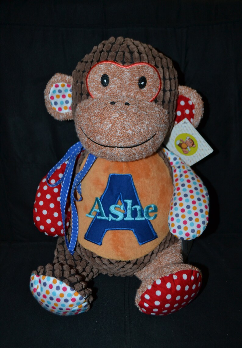 Personalized Keepsake Stuffed animal Birth Square Plush | Etsy