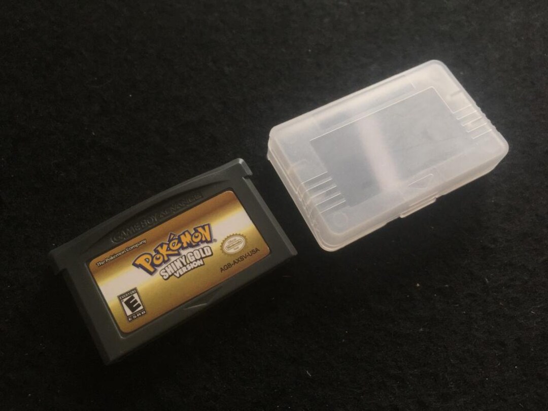 Gameboy Advance – Pokemon Shiny Gold (beta) – New Fan Story + Case - Etsy