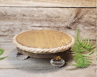 Rustic Wood Riser Farmhouse Riser Candle Stand Plant Stand | Etsy