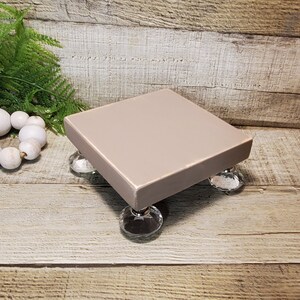 Tiered Tray Riser, Farmhouse Decor, 4 Small Rustic Riser, Wood Stand ...