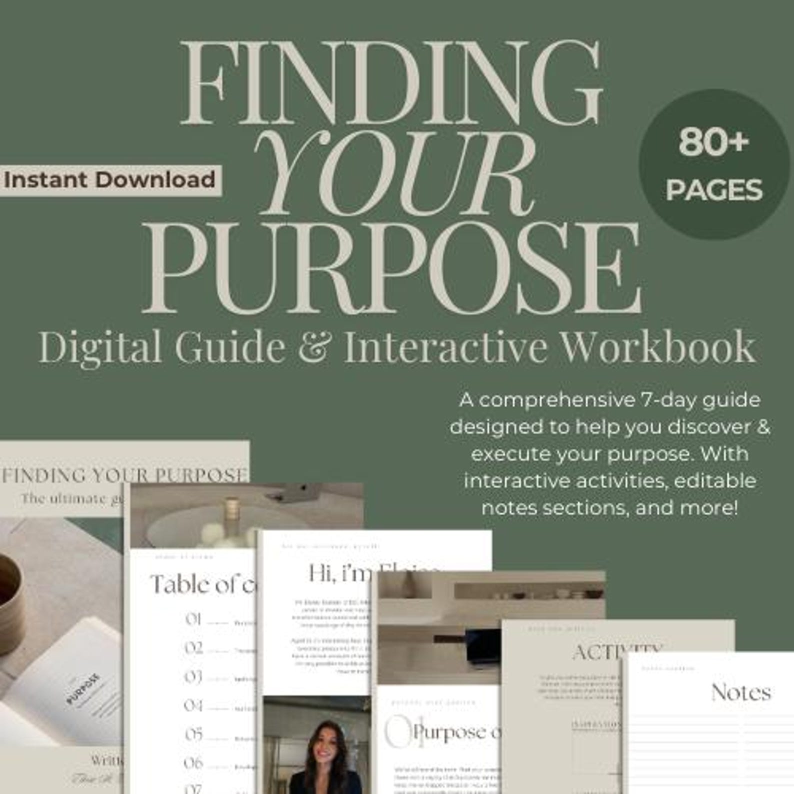 Life Direction | Motivation | Digital Guide + Interactive Workbook ...