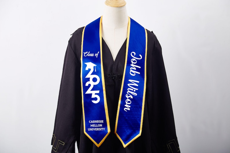 Personalized College Graduation Stole,custom Class of 2025 Stoles ...