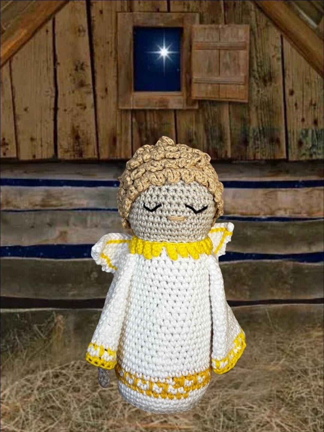 Crocheted Full Nativity Set - Etsy