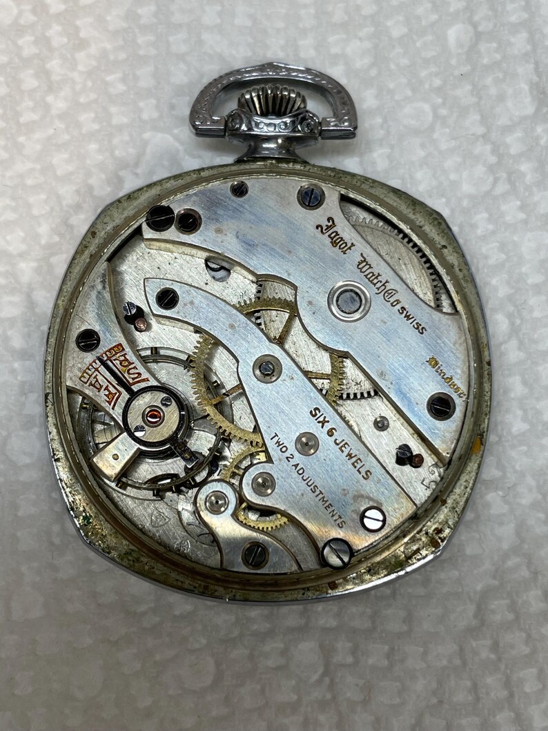 Windsor by Jagot 6 Jewels Pocket Watch With Original Display Case - Etsy